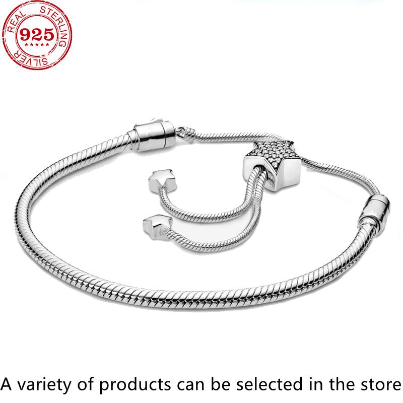 925 Sterling Silver Charms Beads Fit Original Pand... – Grandado