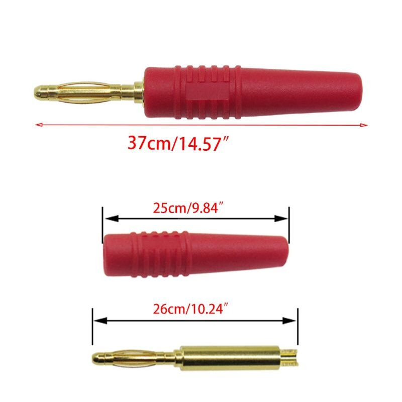 10pcs 2mm Wire Cord Solder Type Male Banana Plug J... – Grandado