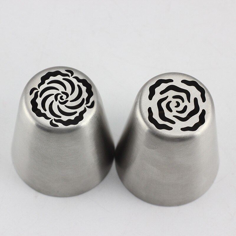 2Pcs Russian Piping Tips Cake Pastry Nozzles Cake ... – Grandado
