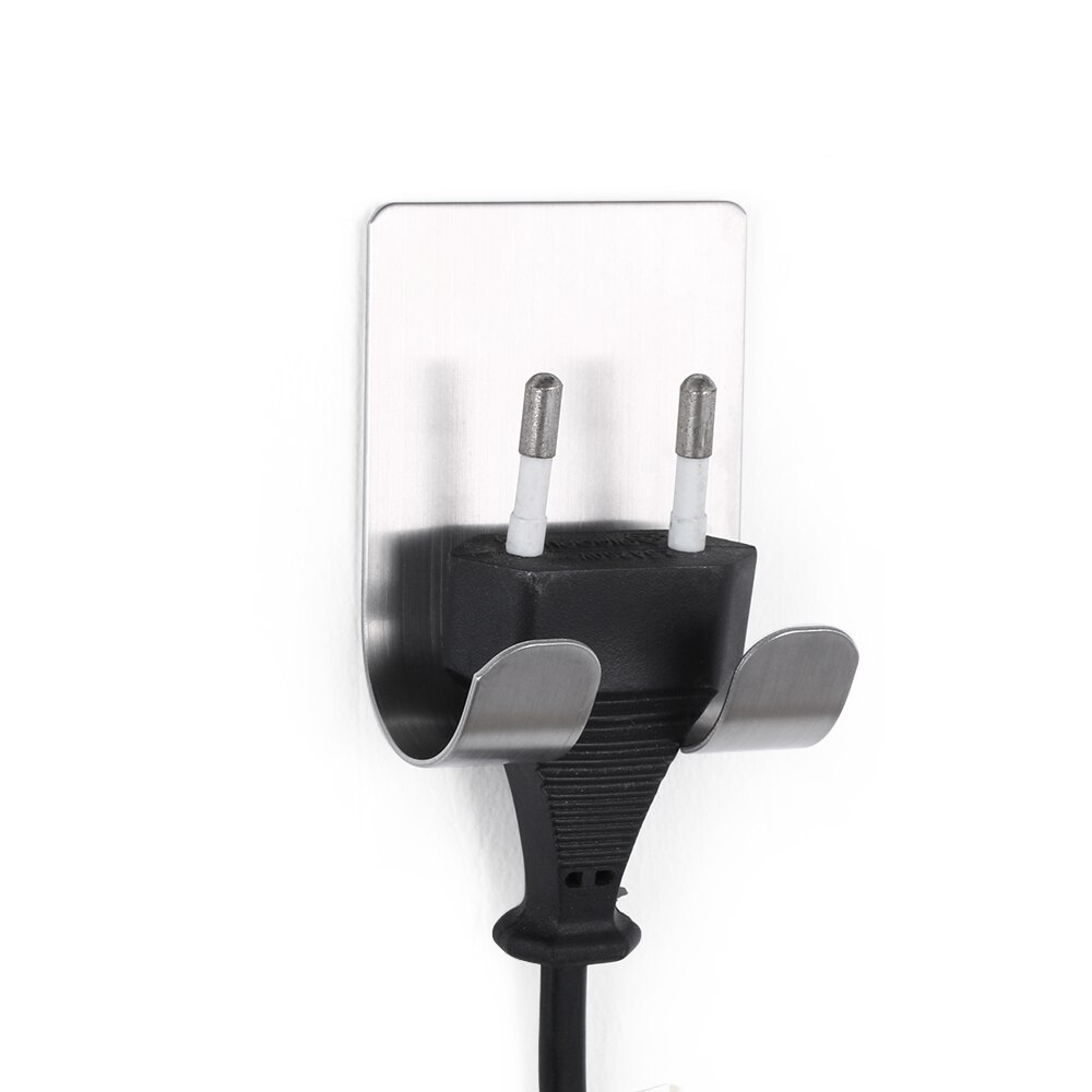 Rustfritt stål plast plugg holder selvklebende kro... – Grandado