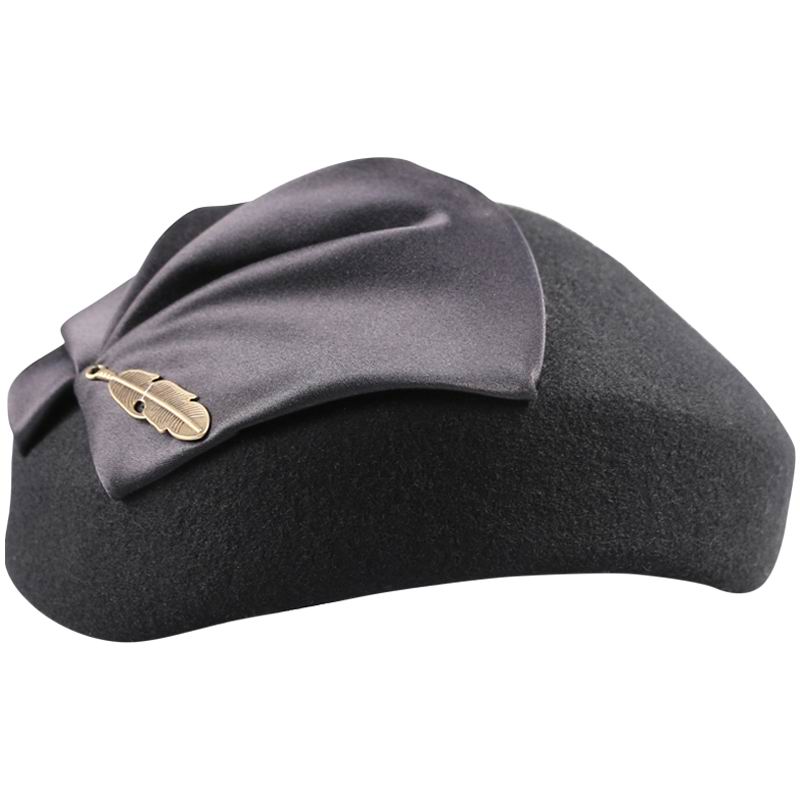 Women Winter British Wool Hat Ladies Dress Party S... – Grandado