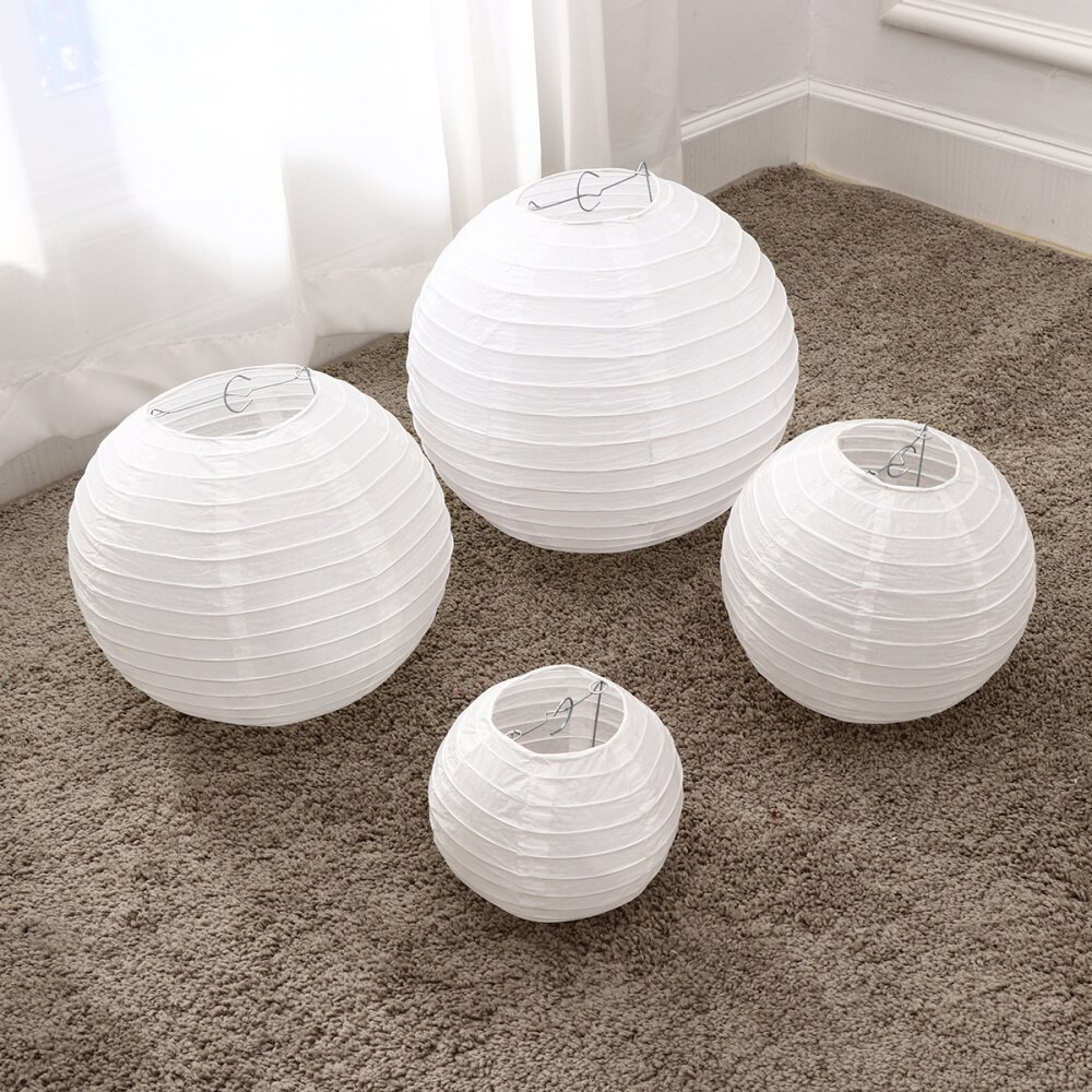 12pcs Foldable Paper Chinese Lanterns Festive Roun... – Grandado