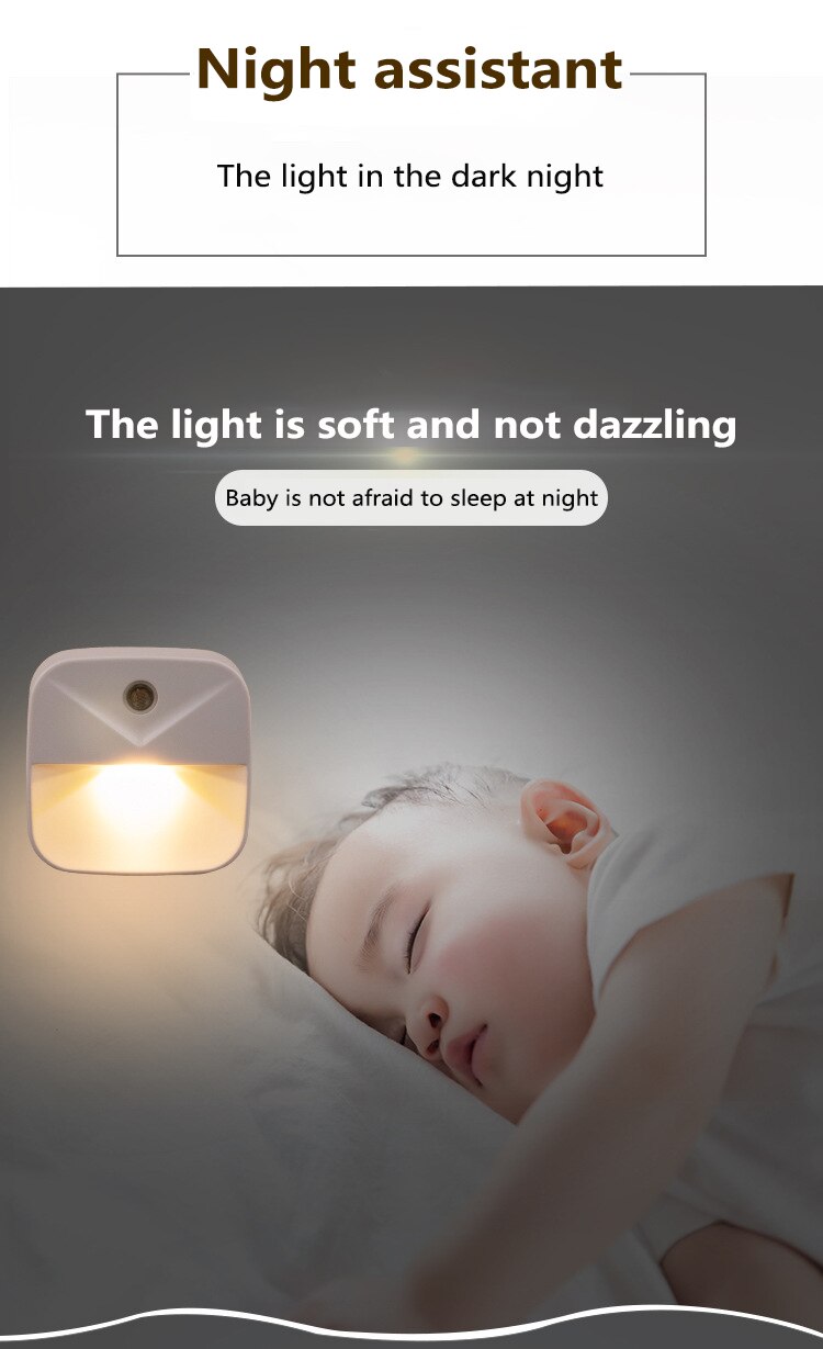 1PCS Novelty Night Light Smart Sensor Luminous Lig... – Vicedeal