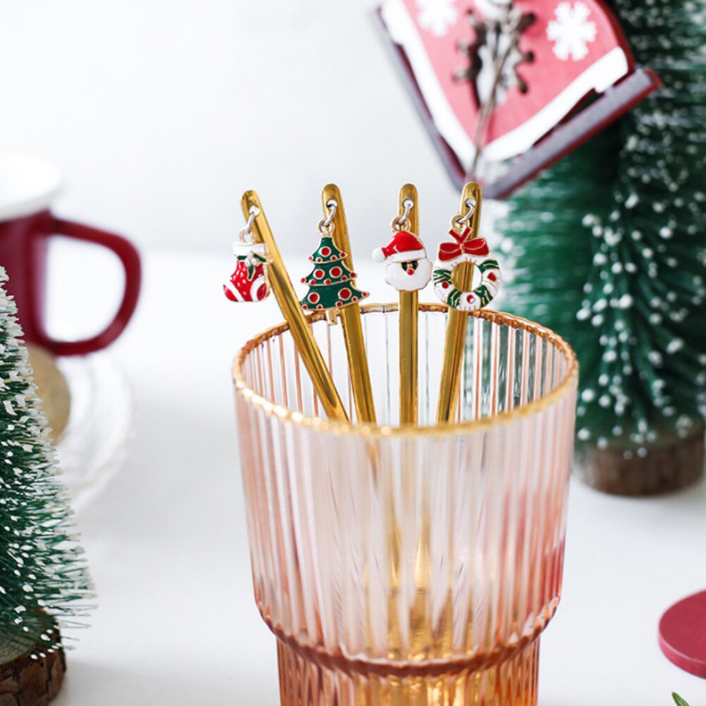 6PCS Stainless Steel Cutlery Tea Coffee Spoons Des... – Grandado