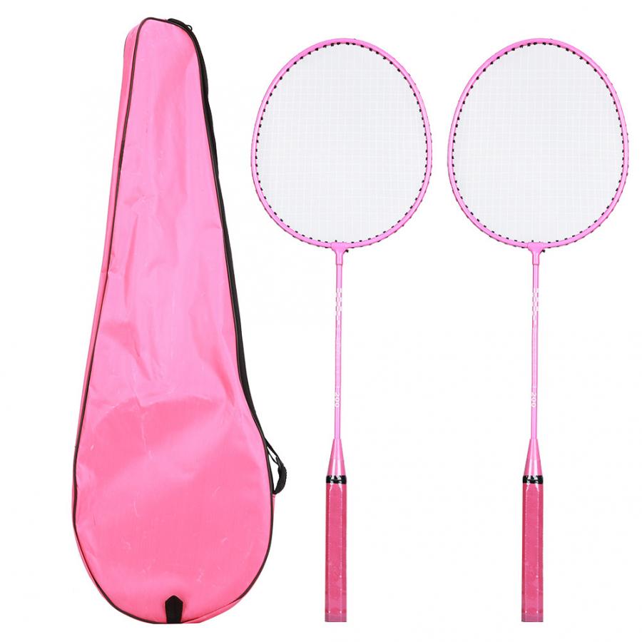 2pcs Ferroalloy Badminton Racket Training Exercise... – Grandado
