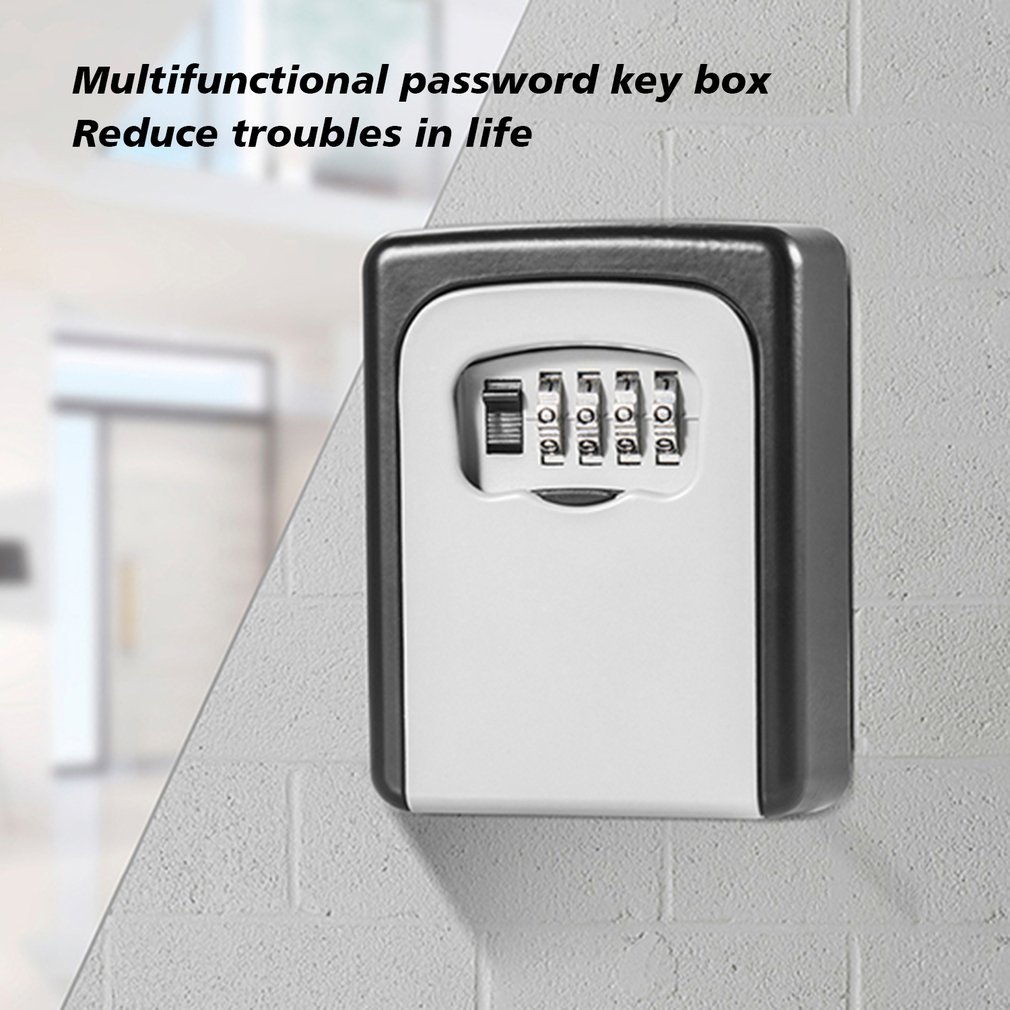 Wall Mounted Key Storage Organizer Boxes with 4 Di... – Vicedeal