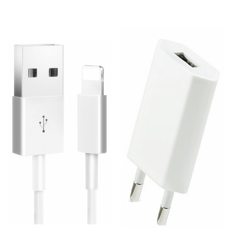 USB Wall Charger + Data Sync Charge Cable For Appl... – Grandado