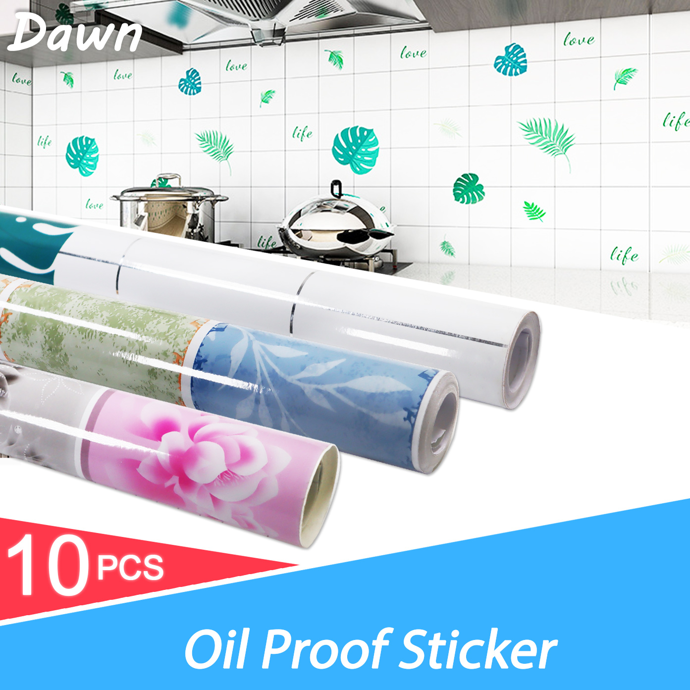 60Cm X 10Meter Olie En Water Proof Muurstickers Sl... – Vicedeal