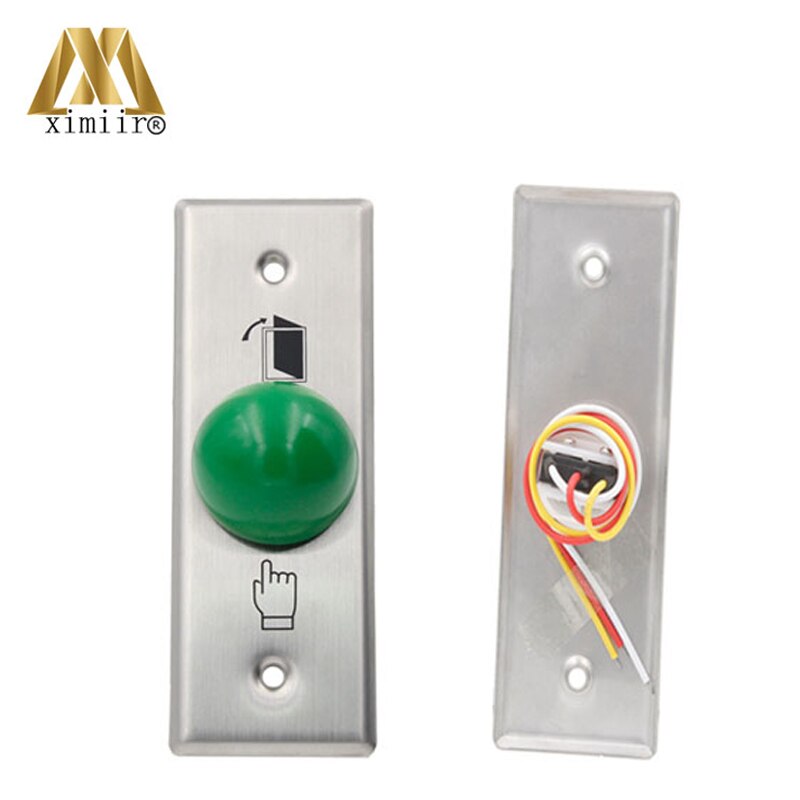 Stainless steel metal exit switch button NO type e... – Grandado