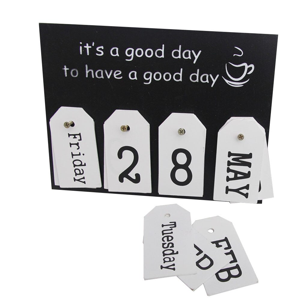 Date Cards Perpetual Calendar Desktop Hanging Orna... – Grandado