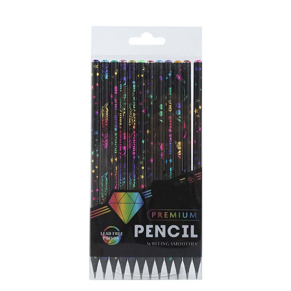 12pcs/set Colorful Painting Black Lead Pencils Set... – Vicedeal