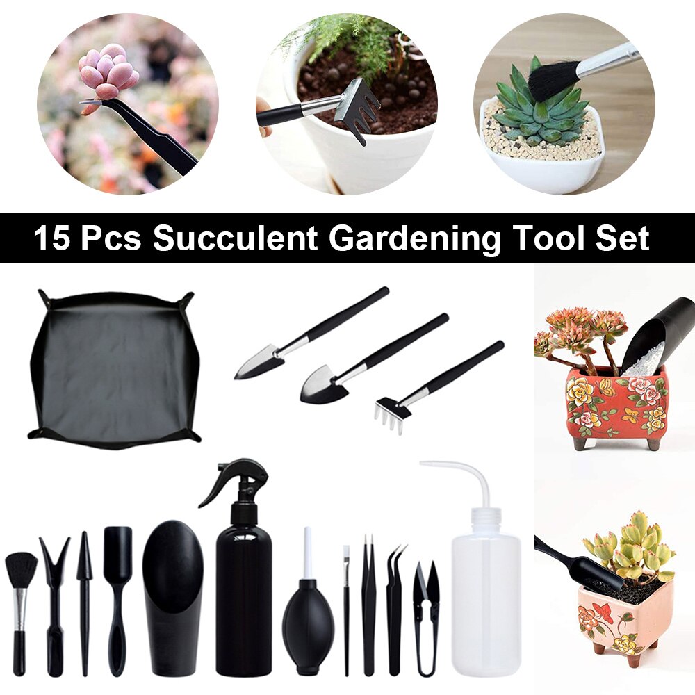 Succulent Plant Tools Mini Garden Hand Tool Set Tr... – Vicedeal