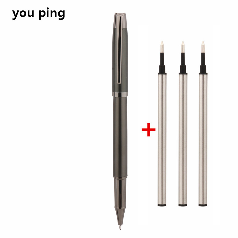 3699 Grey Colour Business Office Rollerball Pen Sc... – Grandado