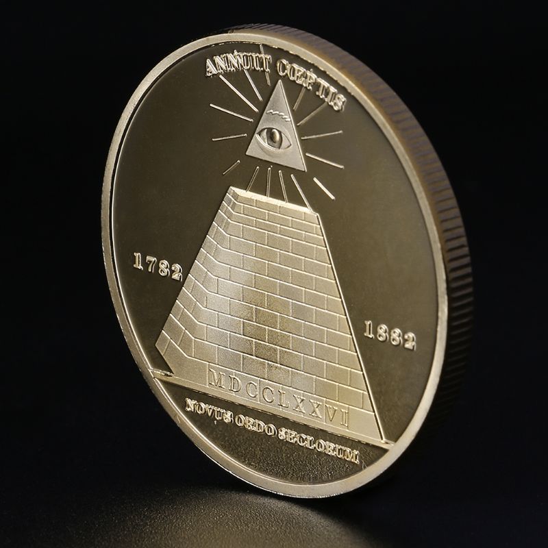 Eye of the Masonic Commemorative Coin Collection S... – Grandado