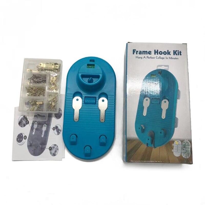 Frame Hooks Kit Picture Hanging Leveling Locator T... – Grandado