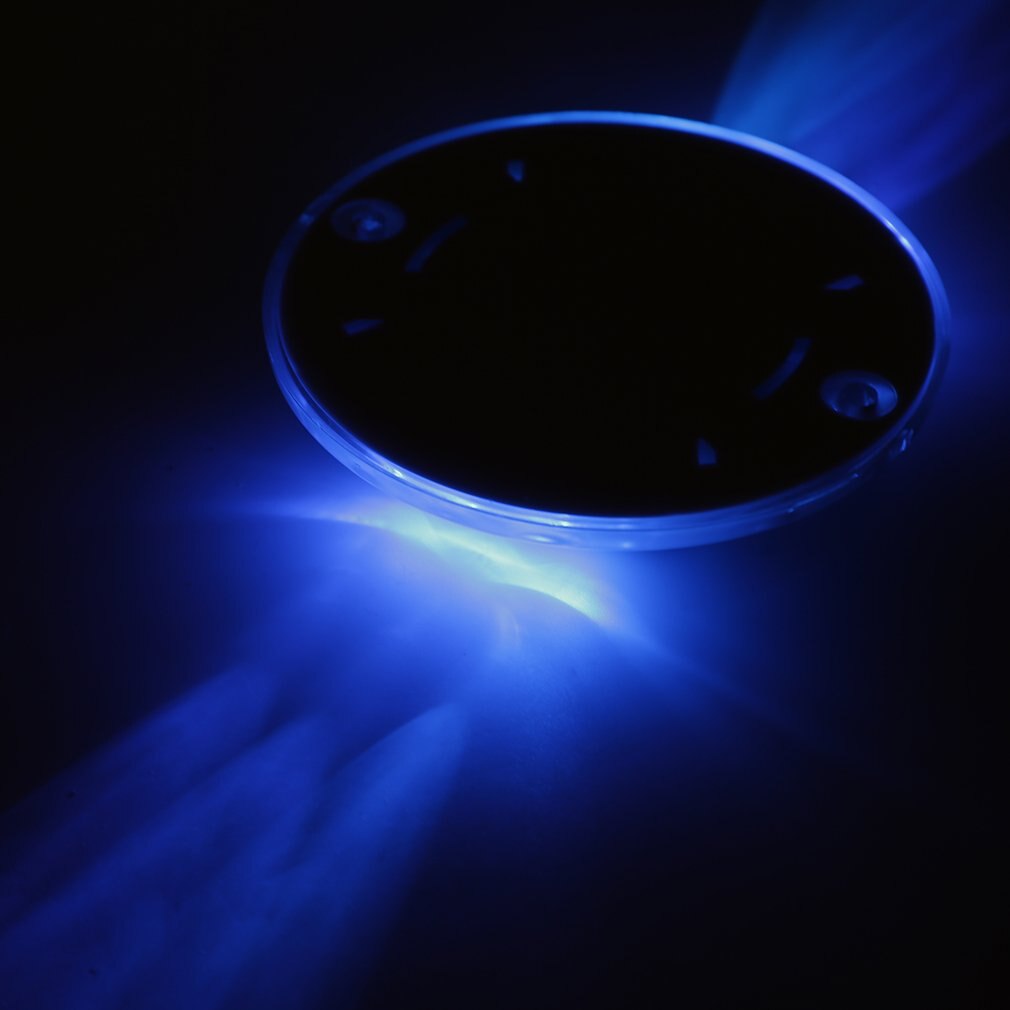 ICOCO Round Shaped Solar Powered Sense LED Road St... – Grandado