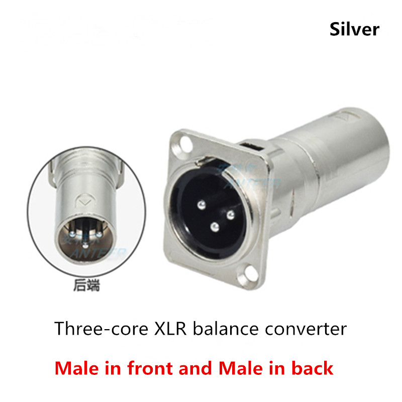 Three-core gold-plated Canon male to female D-type... – Vicedeal