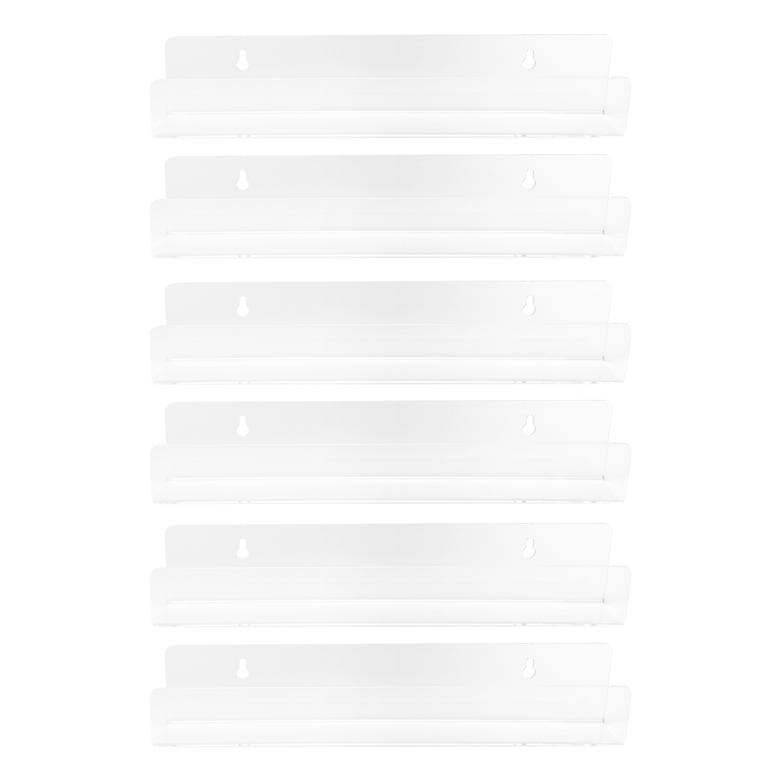 6pcs Clear Acrylic Easy Install Display Ledge Livi... – Grandado
