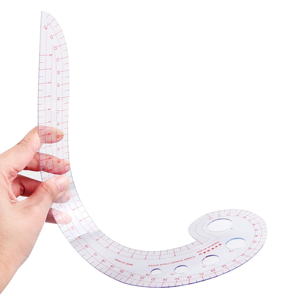 Xrhyy Tailor Lange Kommavormige Plastic Curve Heer... – Vicedeal