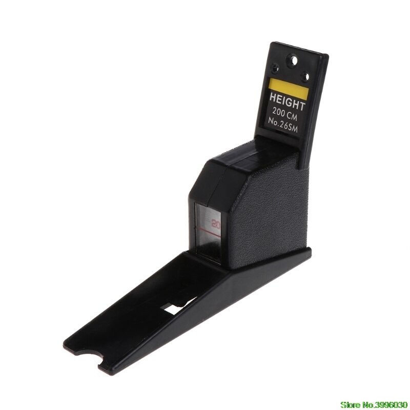 200cm Stadiometer Black Wall Mounted Height Meter ... – Grandado