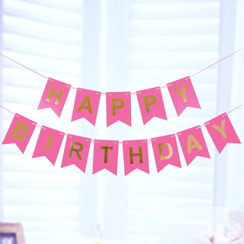 1 Set Colorful Banners for Birthday Party Happy Bi... – Grandado