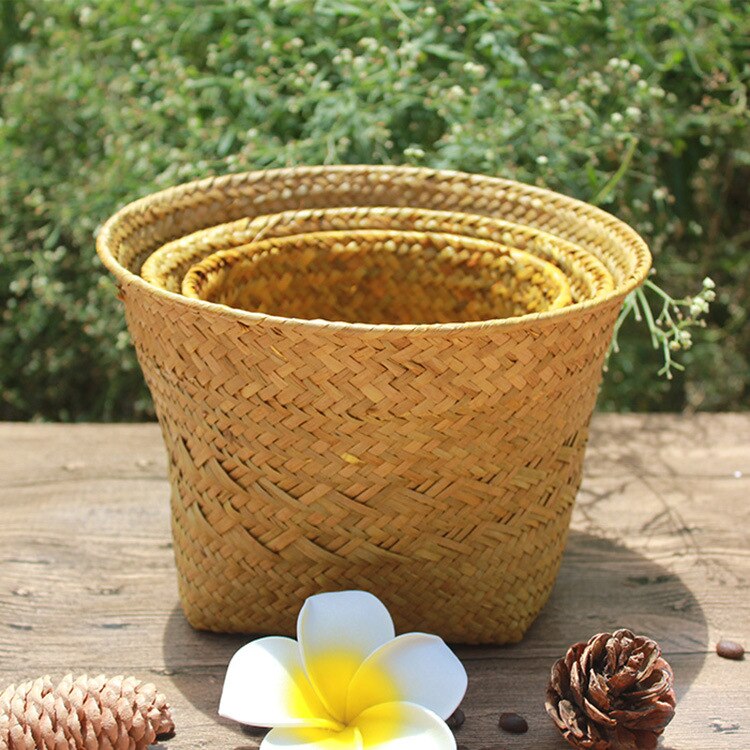 Wicker Storage Baskets Handmade Remote Control Toy... – Vicedeal