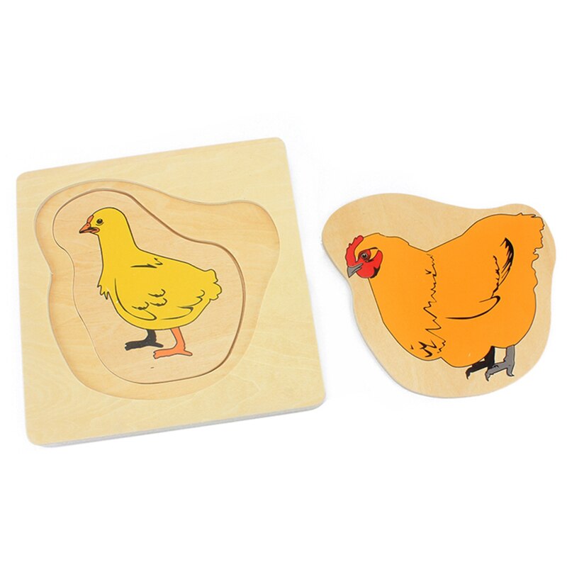 Children'S Multi-Layer Puzzle Wooden Toy Eggs Hatc... – Grandado