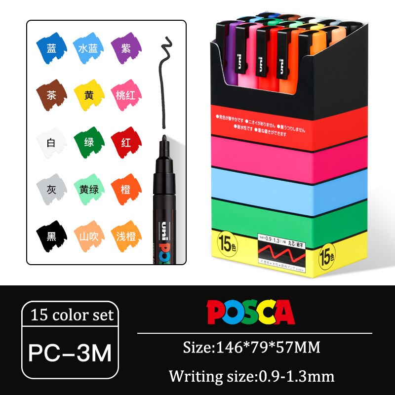 Uni mitsubishi Posca PC-3M Paint Marker Writing Pe... – Vicedeal