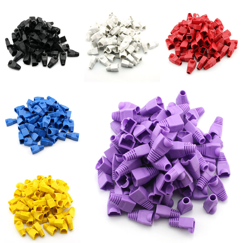 100pcs RJ45 Cat6 Cat5E Plugs Ethernet Network Cabl... – Vicedeal