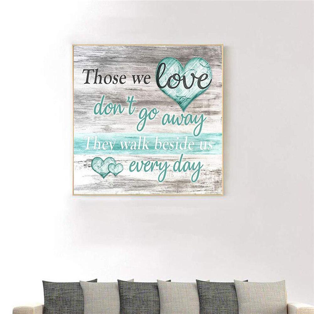 Round Full Diamond English Letters 5D Diamond Pain... – Grandado