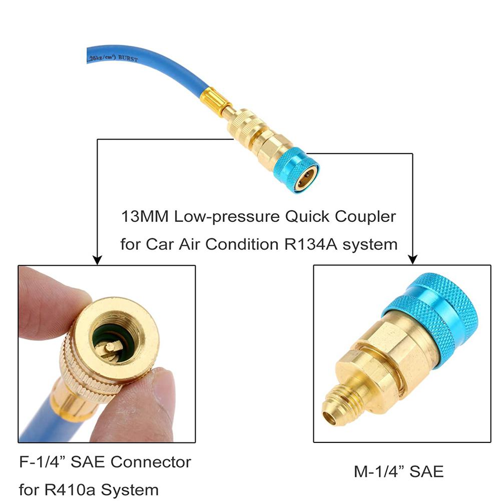 A/C Oil and Dye Injector Hand Turn Screw-in Air Co... – Grandado