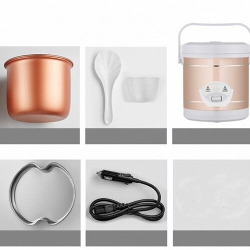 Car rice cooker 12V24V car truck smart small rice ... – Grandado