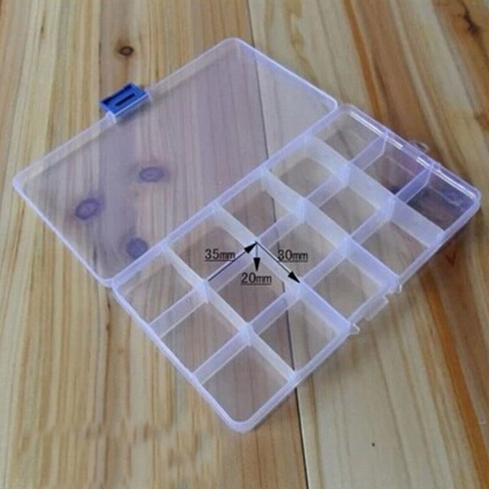 Tackle Box 15 Compartment Fishing Lures Storage Or... – Grandado