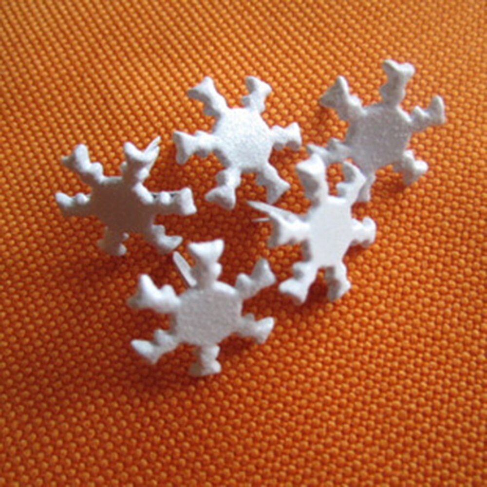 50 Pcs Sneeuwvlok Brads Scrapbooking Versiering Fa... – Grandado