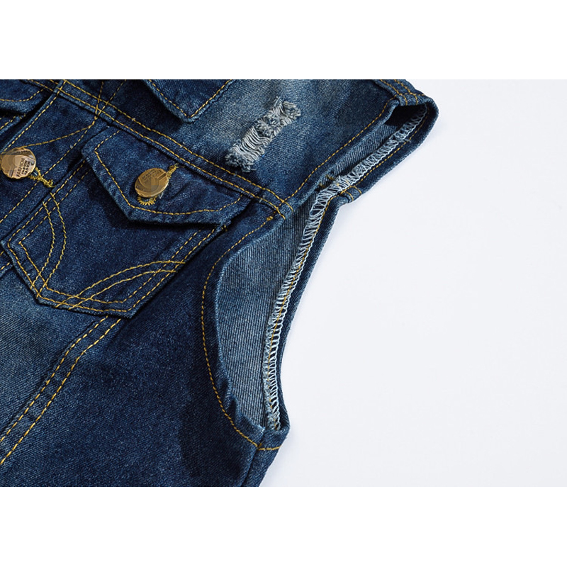 Grote Maat 5XL Denim Vest Mannen Jas Mouwloos Onge... – Vicedeal