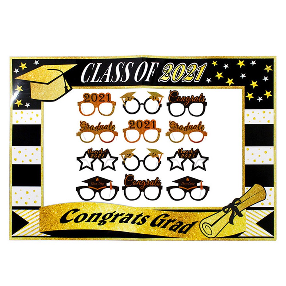 1 Set 13 Pcs Senior Year Class of Photo Props Phot... – Grandado