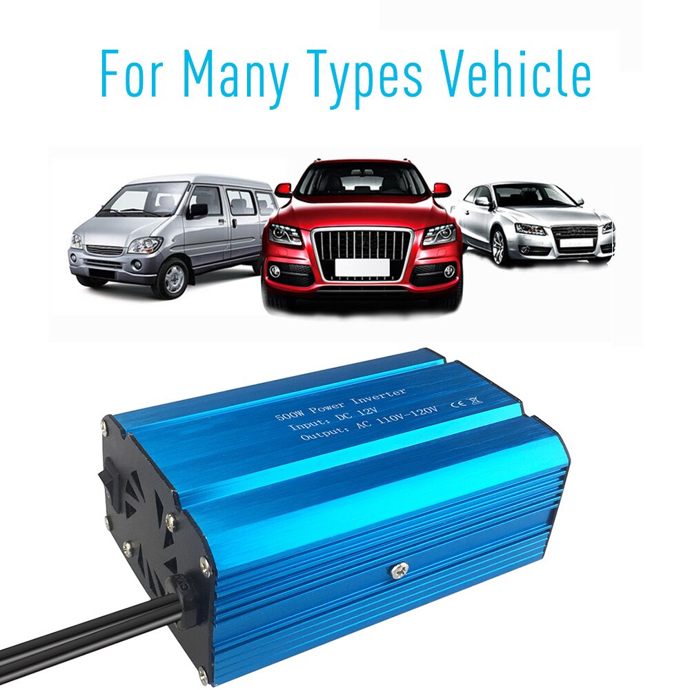 Car Power Inverter Solar Power Inverter 500W DC 12... – Grandado