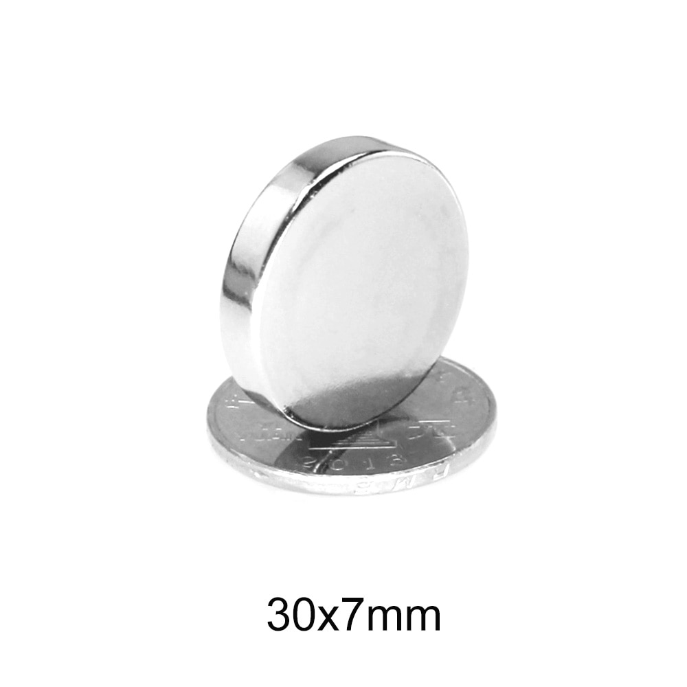1/2/5/10PCS 30x7 Big Round Powerful magnets 30mm X... – Vicedeal