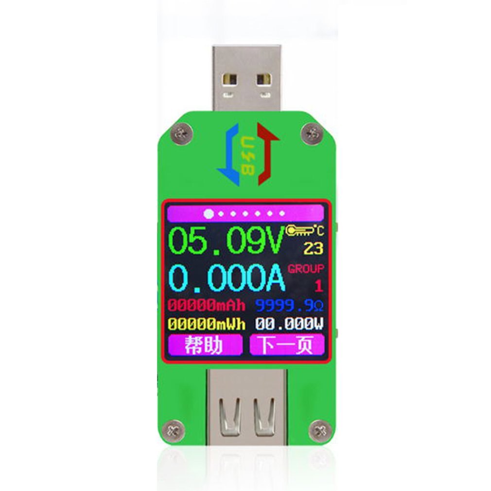 UM24 USB 2.0 color screen tester voltage and ammet... – Grandado
