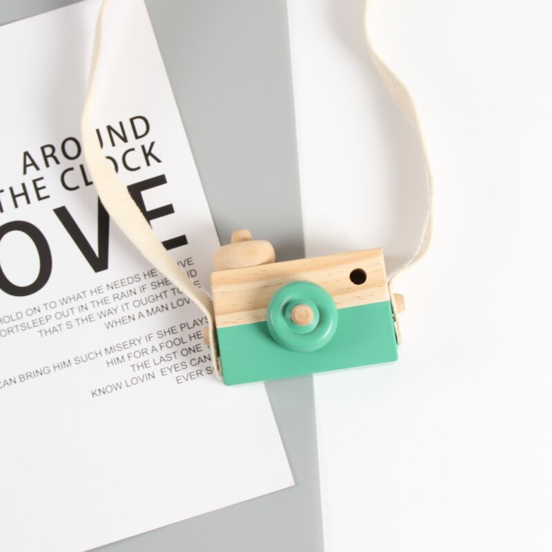 Ins styles wooden camera photo props background ch... – Grandado