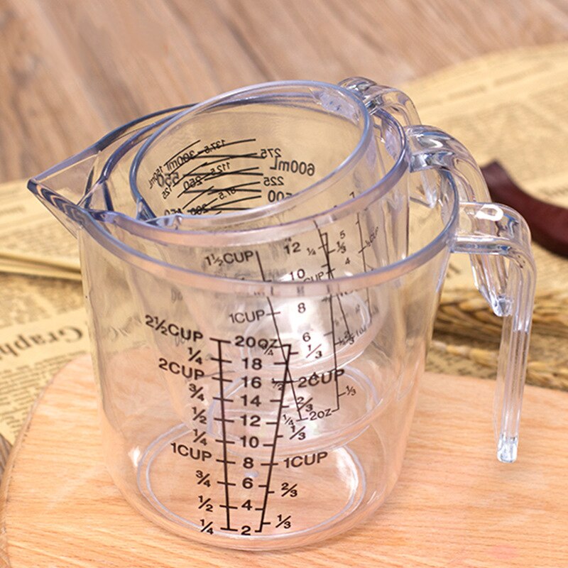 150/300/600ml Clear Measuring Cup Food Grade Mater... – Grandado