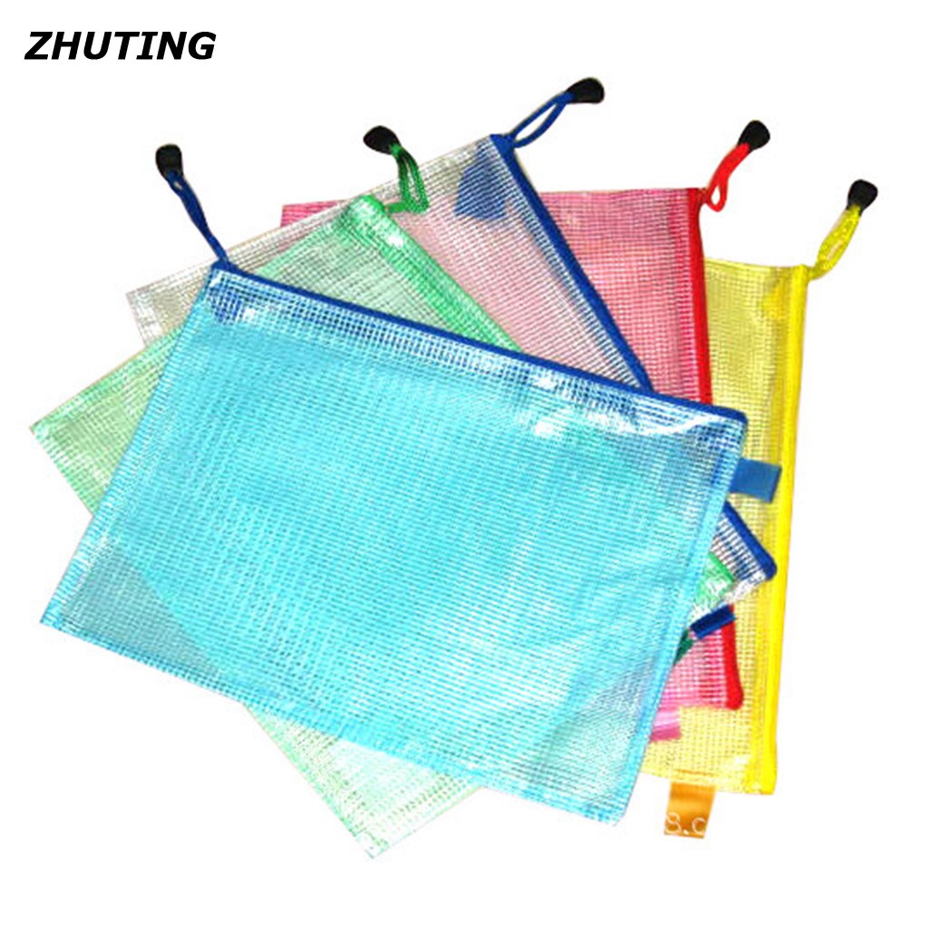 A3/A4/A5/A6/B4/B5/B6 Grid Transparent Document Bag... – Vicedeal