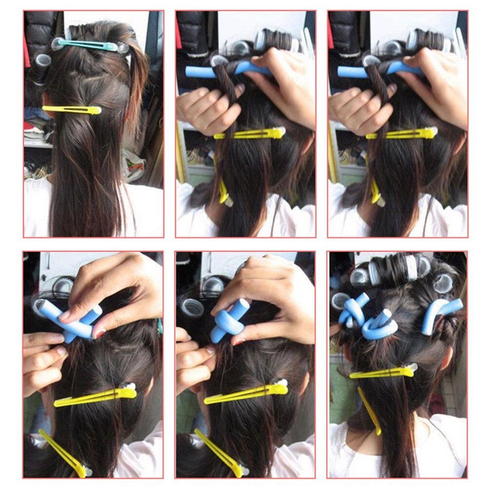 10pcs Lot Curler Makers Soft Foam Bendy Curls Diy Grandado