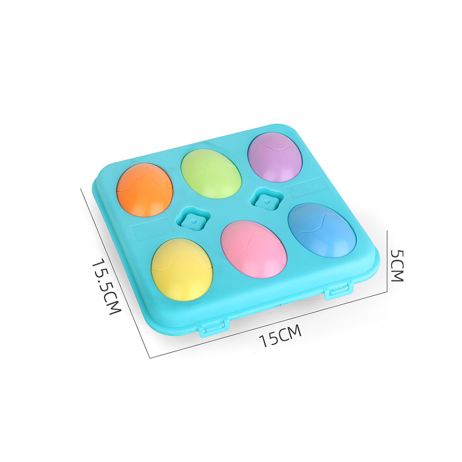 6pcs Simulation Egg Toy Colorful Cartoon Plastic S... – Grandado