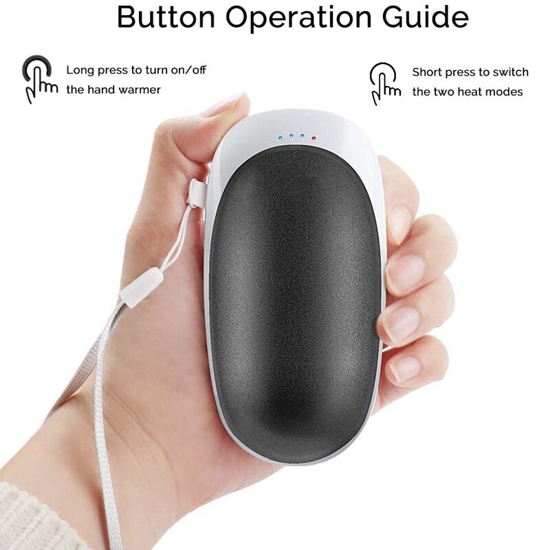 Hand Warmers Oplaadbare, 5200Mah Usb Portable Powe... – Vicedeal