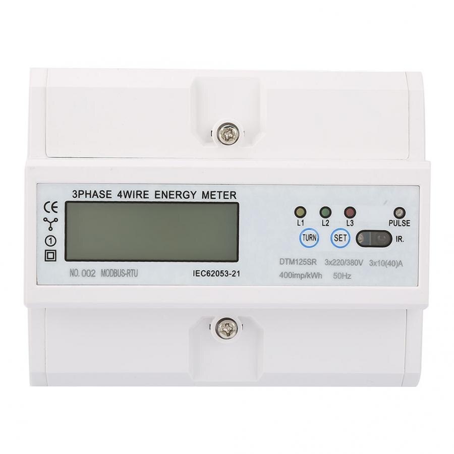 Wattmeter Power Meter 220/380 V 10-40A Energieverb... – Grandado
