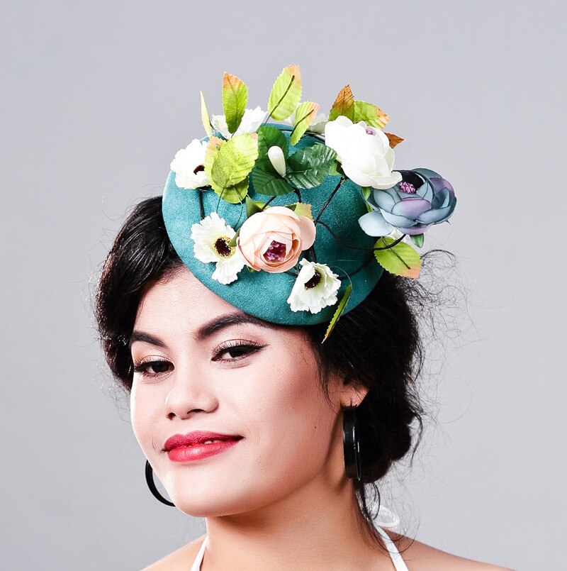 Women Fancy Feather green Fascinator Headwear Wedd... – Grandado