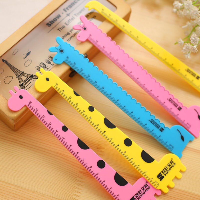 10Pcs/Set 15cm stationery Cute Giraffe Animal Rule... – Grandado