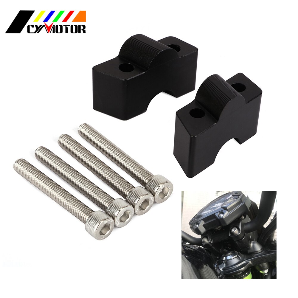 Motorcycle CNC Aluminum HandleBar Clamp Riser Adap... – Grandado