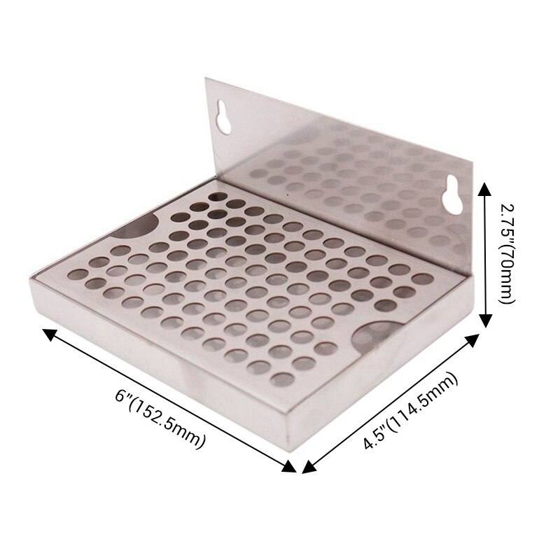 Wand Montieren Bier Drip Tray Keine Ablauf 304 Ede... – Vicedeal